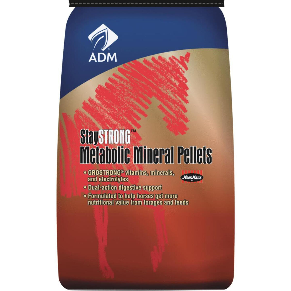 ADM StayStrong Multi-Vitamin Horse Feed Supplement Metabolic Mineral ...
