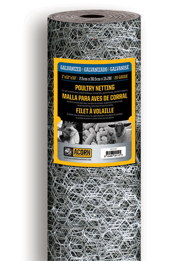 POULTRY NETTING • 1" • 48"X50' - Bryan, TX - Circle P Feed & Supply